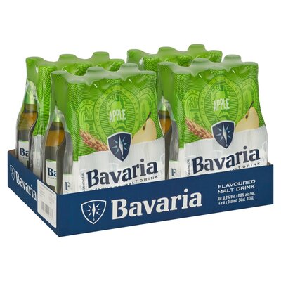 Bavaria Non-Alcoholic Apple Flavoured Malt Drink 24 x 340ml | PnP