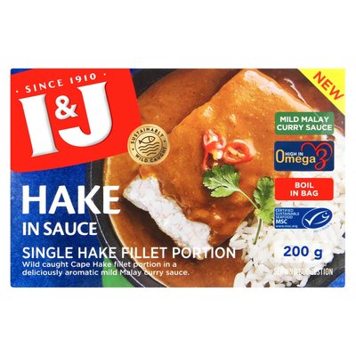 I&J Single Hake Fillet Portion 200g | PnP
