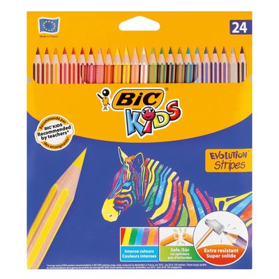 BIC Kids Tropicolor Colour Pencils 24 Pack | PnP
