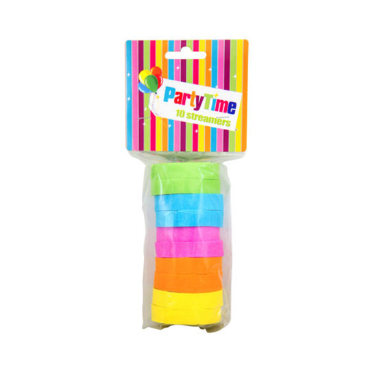 Party Time Streamers 10s | PnP