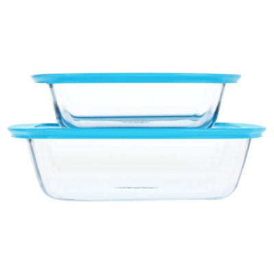 Pyrex Cook & Store Blue 2 Pieces | PnP