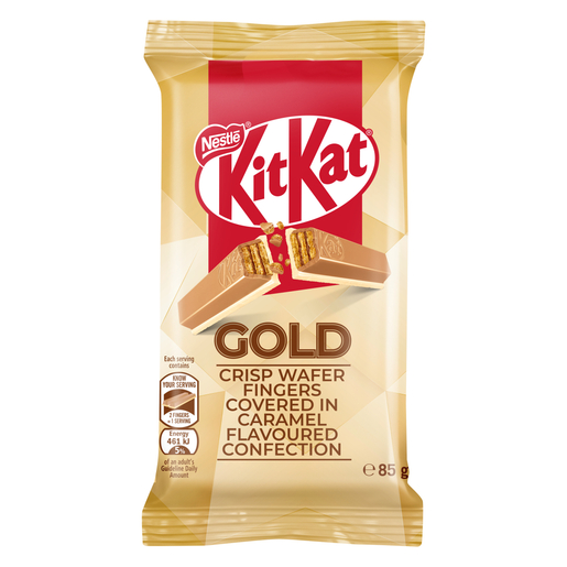 Nestle KitKat 8 Finger Caramel Gold Chocolate Slab 85g | PnP