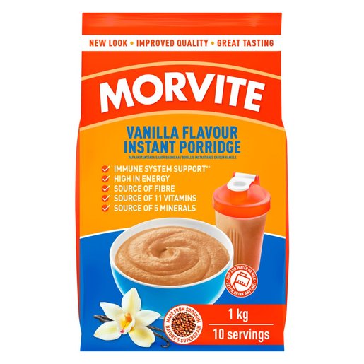 Morvite Sorghum Instant Porridge Vanilla Flavour 1kg | Smart Price ...