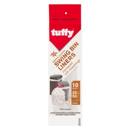 Tuffy Vanilla Scented Swing Bin Liners 10 Pack | PnP