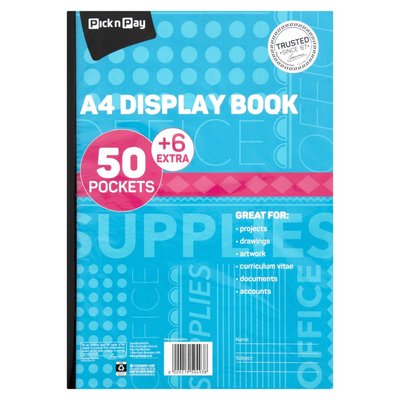 Flip File Display Book A4 50 Pocket | Smart Price Specials | PnP Home