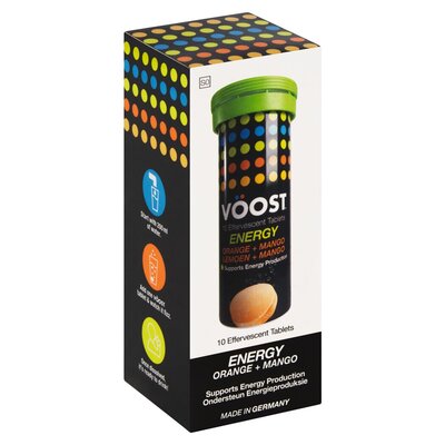 Voost Energy Orange & Mango Fizzy 10 Effervescent Tablets | PnP