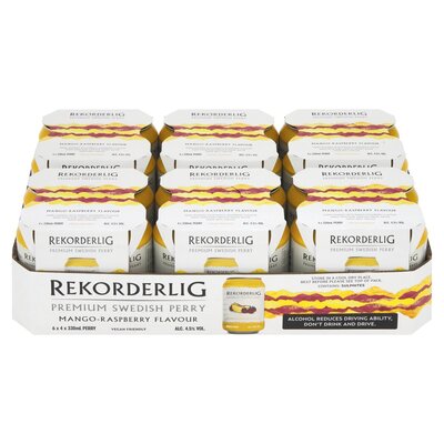 Rekorderlig Mango Raspberry Can 330ml 24 x 330ml | PnP