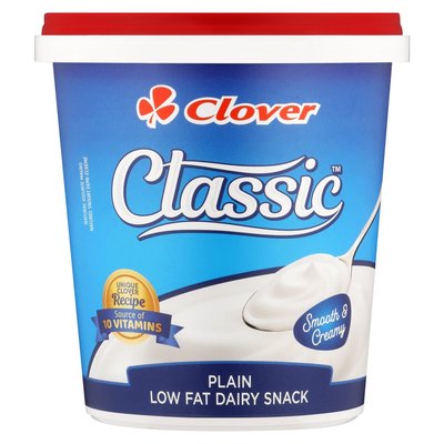 Clover Low Fat Smooth Plain Dairy Snack 1kg | PnP