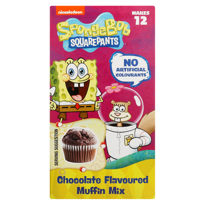Spongebob Muffin Mix Chocolate 550g | PnP