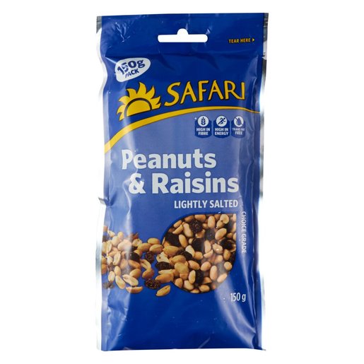 Safari Lightly Salted Raisins & Peanuts 150g | PnP