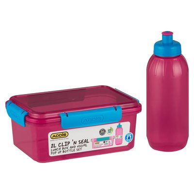 Addis Clip & Seal + Bottle Pink 2L | PnP
