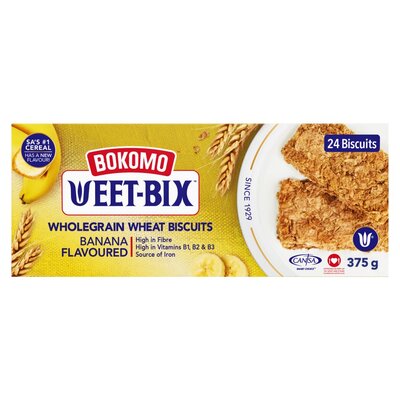 Weet-Bix Cocoa Flavoured Wholegrain Wheat Biscuts 375g | PnP