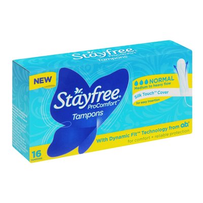 Stayfree Tampon Pro Comfrt Norm 16ea | PnP