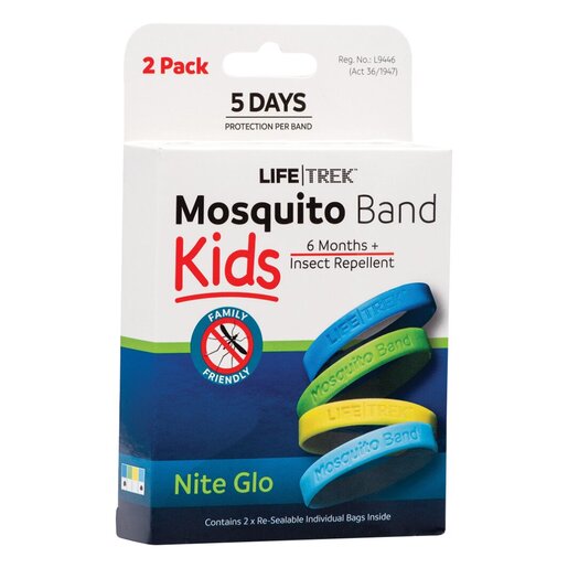 Lifetrek Mosquito Band Kids Nite Glo 2ea | PnP