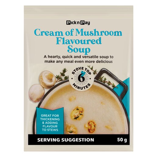 PnP Cream of Mushroom Packet Soup 50g | PnP