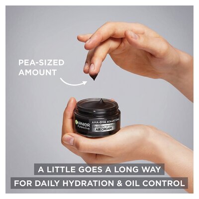Garnier Pure Active AHA+BHA Charcoal Air Cream 50ml | PnP