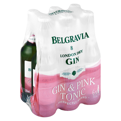 Belgravia Gin & Pink Tonic NRB 6 x 275ml | PnP