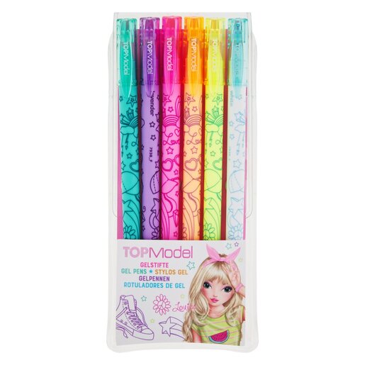 Creative Top Model Neon Gel Pen Set 6 Pack | PnP