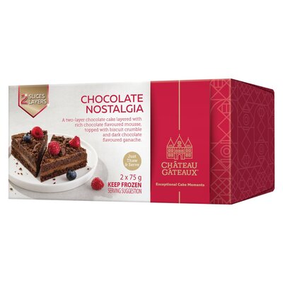 Chateau Gateaux Chocolate Nostalgia Cake Slices 2 x 150g | PnP