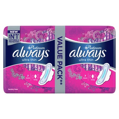 Always Platinum Long Pads 14 Pack | PnP