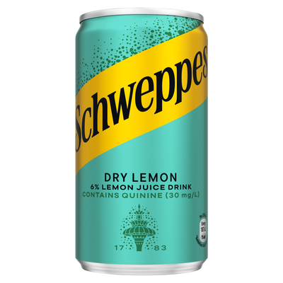 Schweppes Dry Lemon Can 200ml | PnP