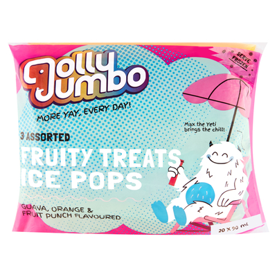 Jolly Jumbo Frozen Ice Pops Value 50 Pack | PnP