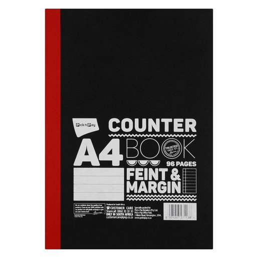 PnP A4 Counter Book 96 Pages | Smart Price Specials | PnP Home