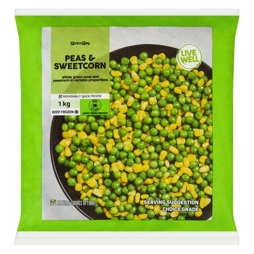 PnP Live Well Peas & Corn 1kg | Smart Price Specials | PnP Home