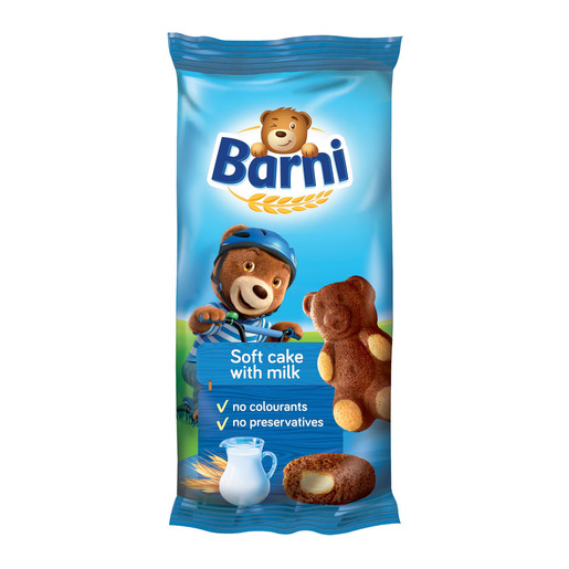 Barni Soft Sponge Cake with Milk 30g | PnP