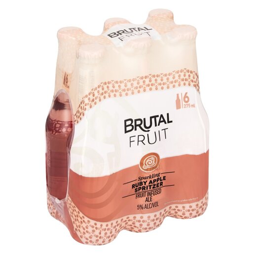Brutal Fruit Ruby Apple Spritzer 6 x 275ml | PnP