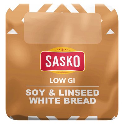 Sasko Low Gi Soy & Linseed White Bread 800g | Smart Price Specials ...