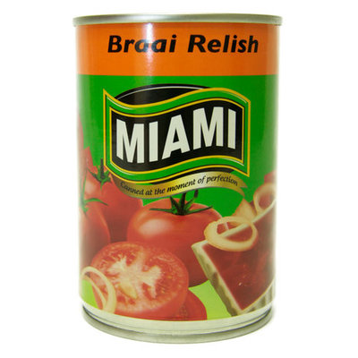 Miami Tomato & Onion Braai Relish 410g x 12 | PnP