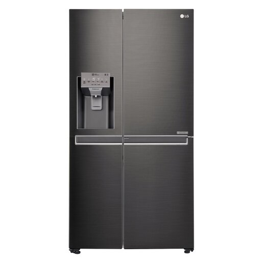 LG Double Door Fridge Black Stainless 665L | PnP