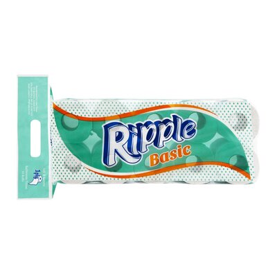 Ripple 1 Ply Toilet Roll Basic 10ea | PnP