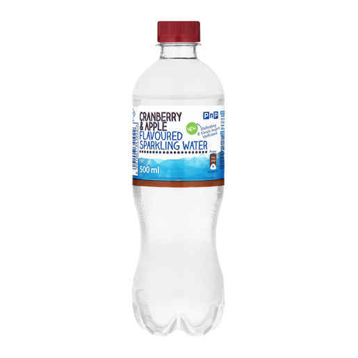 PnP Cranberry & Apple Flavoured Sparkling Water 500ml | PnP