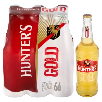 Hunters Gold Cider NRB 6 x 330ml | Smart Price Specials | PnP Home