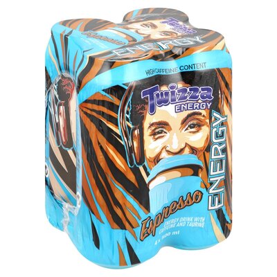 Twizza Energy Espresso Energy Drink 500ml x 4 | PnP