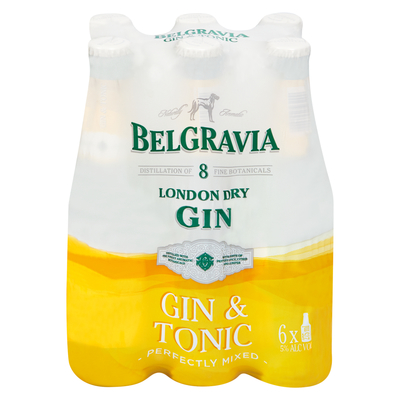 Belgravia Gin & Tonic NRB 6 x 275ml | PnP