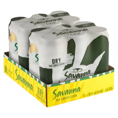 Savanna Dry Can 12 x 500ml | PnP