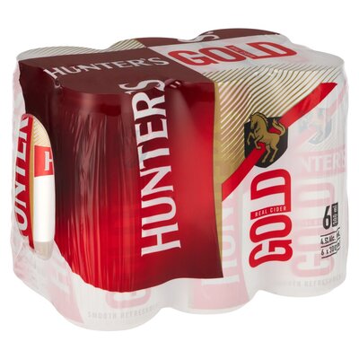 Hunters Gold Cider Can 6 x 440ml | PnP