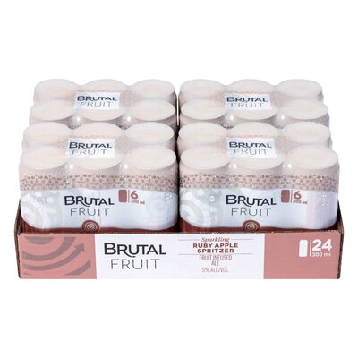 Brutal Fruit Ruby Apple Can 24 x 300ml | PnP