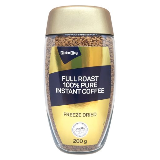 PnP Full Roast 100% Pure Instant Coffee 200g | PnP