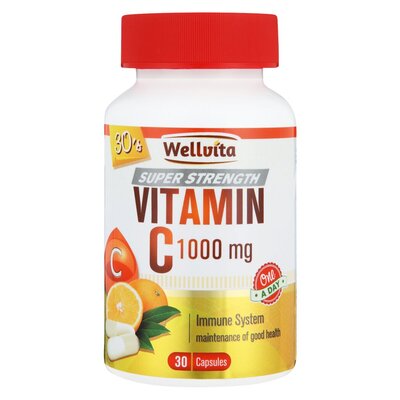 Wellvita Vitamin C 1000mg Capsules 30s | Smart Price Specials | PnP Home