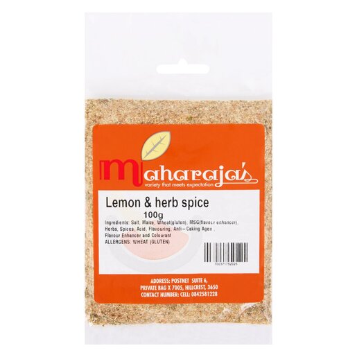 Maharaja's Spices Lemon & Herb Spice 100g | PnP