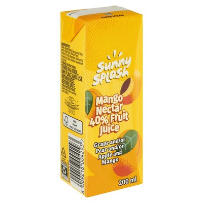 Sunny Splash Mango Nectar Juice 24 x 200ml | PnP