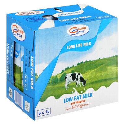 Orange Groove Low Fat Milk 6 x 1L | PnP