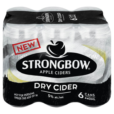 Strongbow Dry Can 6 x 440ml | PnP