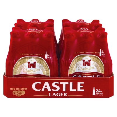 Castle Lager NRB 24 x 340ml | PnP