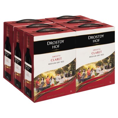 Drostdy Hof Claret Select 3L x 6 | PnP