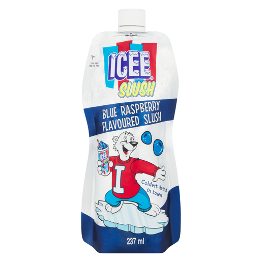 Icee Slush Blue Raspberry Pouch Drink 237ml | PnP